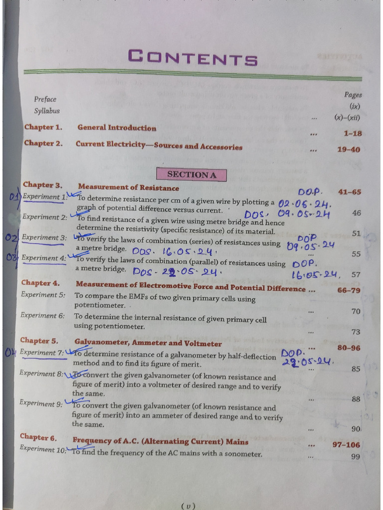 Phy. Prac. Index-01 | PDF