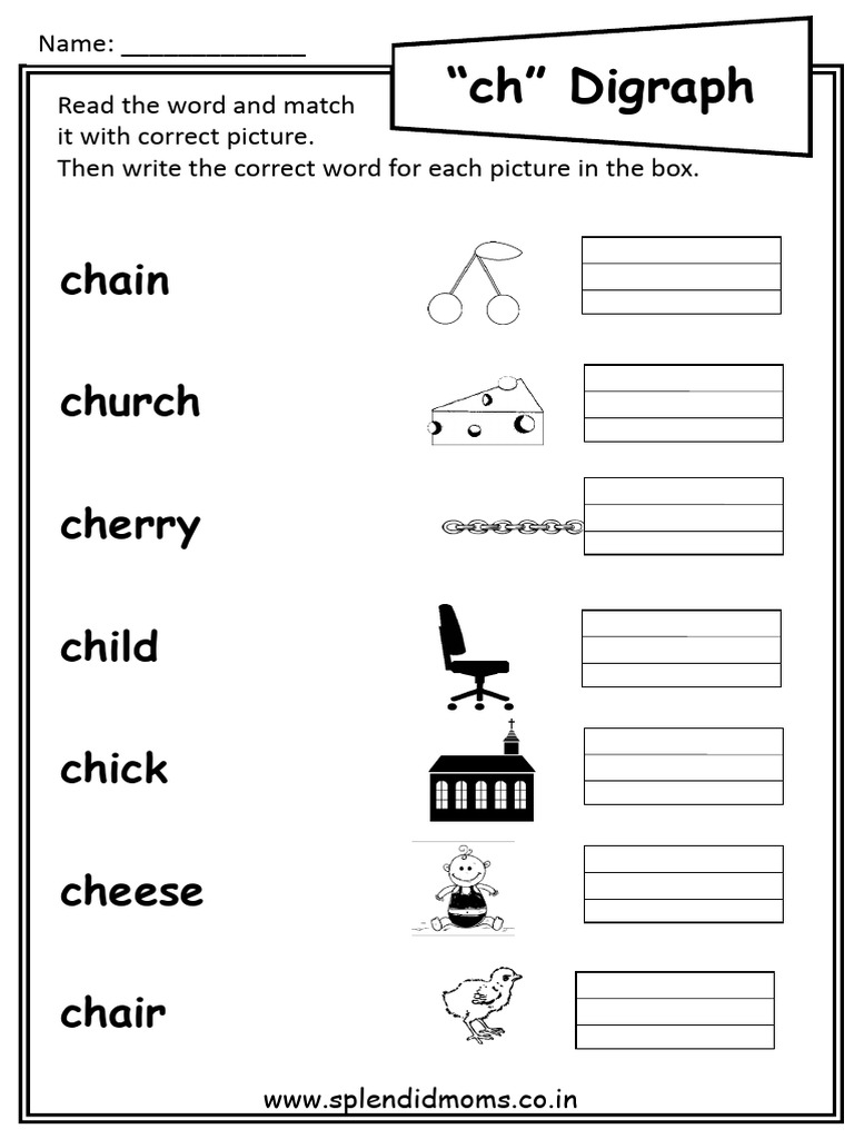 CH Digraph Activitysheet | PDF