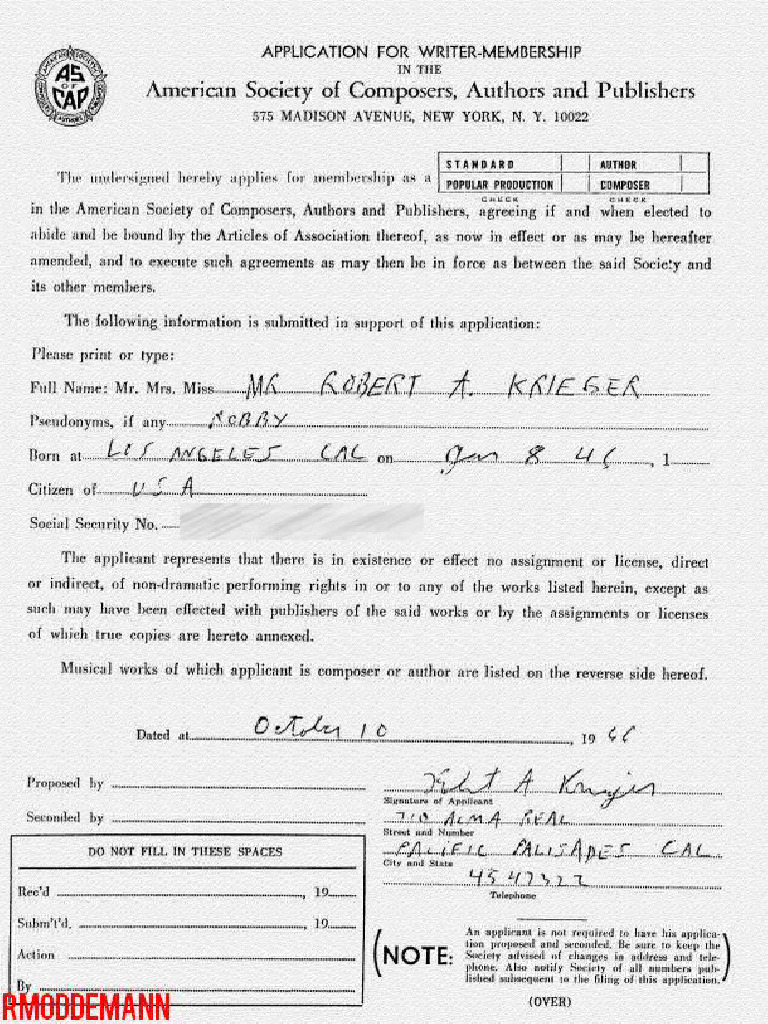 The Doors - Legal Documents | PDF