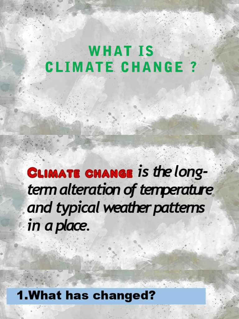 Climate Change: Causes and Solutions | PDF | Climate Change ...