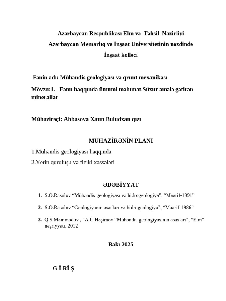 M Geologiyas Hazir | PDF