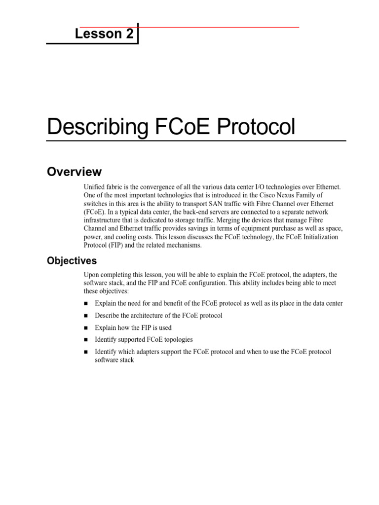 11.1. Describing FCoE | PDF | Network Switch | Telecommunications Standards