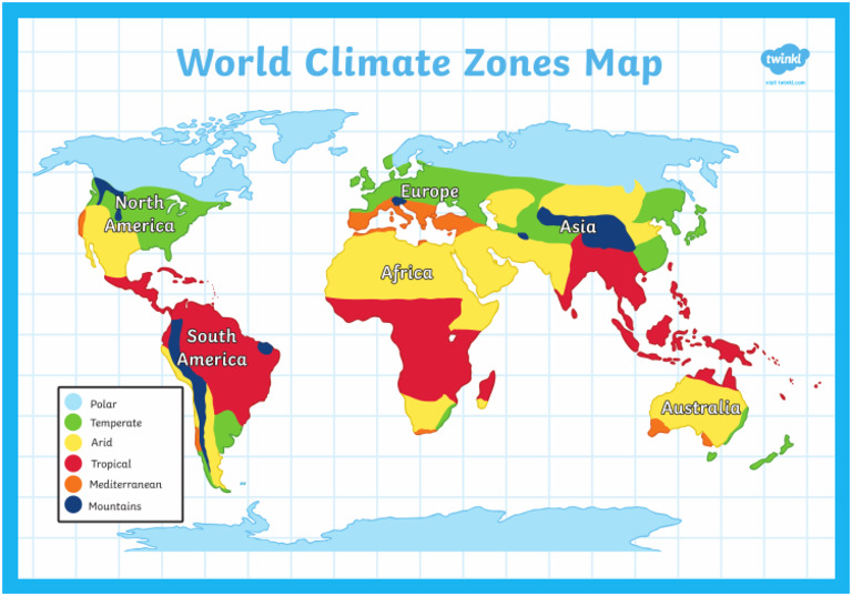 World Climate Zones Map | PDF