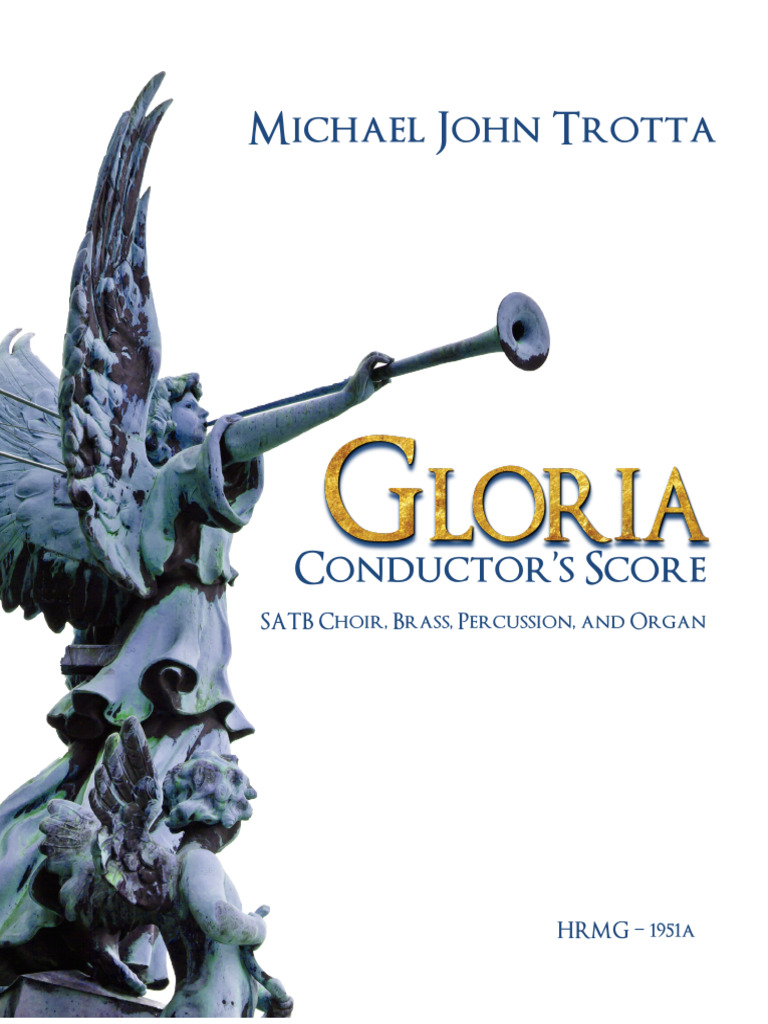 Gloria Conductor's Score - Michael John Trotta | PDF | Tempo | Choir