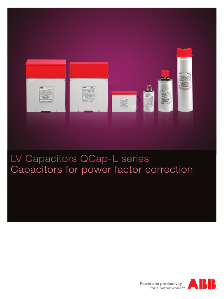LV Capacitors QCap-L Series Overview | PDF | Capacitor | Electricity