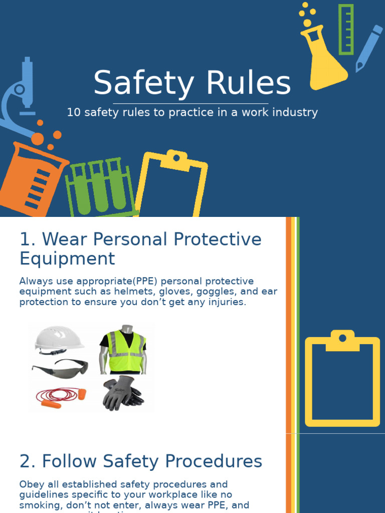 Safety Rules | PDF
