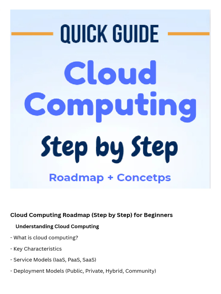 Quick Guide - Cloud Computing (Step by Step) for Beginners | PDF ... Quick Guide - Cloud Computing (Step by Step) for Beginners | PDF ...