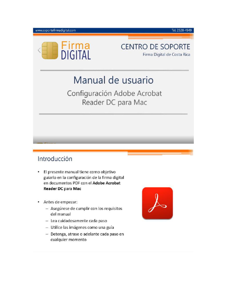 Configuración Adobe Acrobat DC Mac | PDF