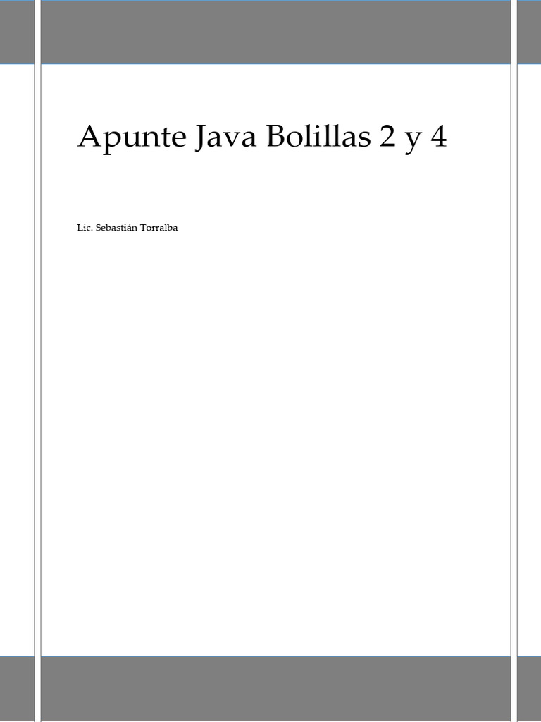 Guía Completa de Java: Instalación y Conceptos Básicos | PDF | Java (lenguaje de programación ...