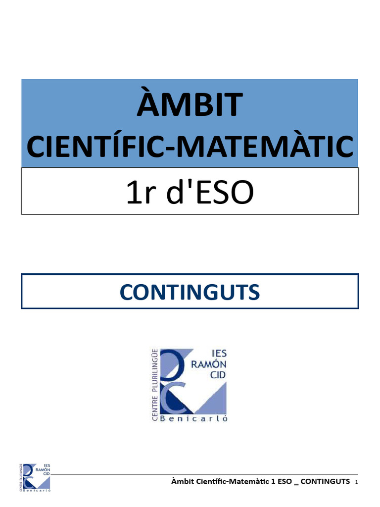 Continguts de Lambit Cientific | PDF