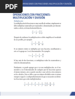 Reglas de Operaciones con Fracciones | PDF | Entero | Teoría de los números
