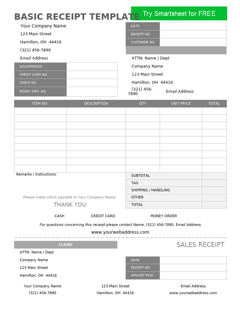 IC Basic Receipt 11304 WORD | PDF | Receipt | Business