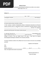 Affidavit 1 | PDF | Vocational Education | Academic Degree