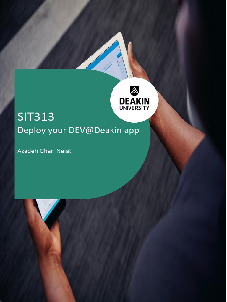 Deploy and Secure DEV@Deakin App | PDF
