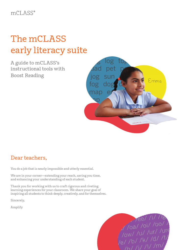 mCLASS Early Literacy Suite Guide | PDF | Phonics | Psycholinguistics