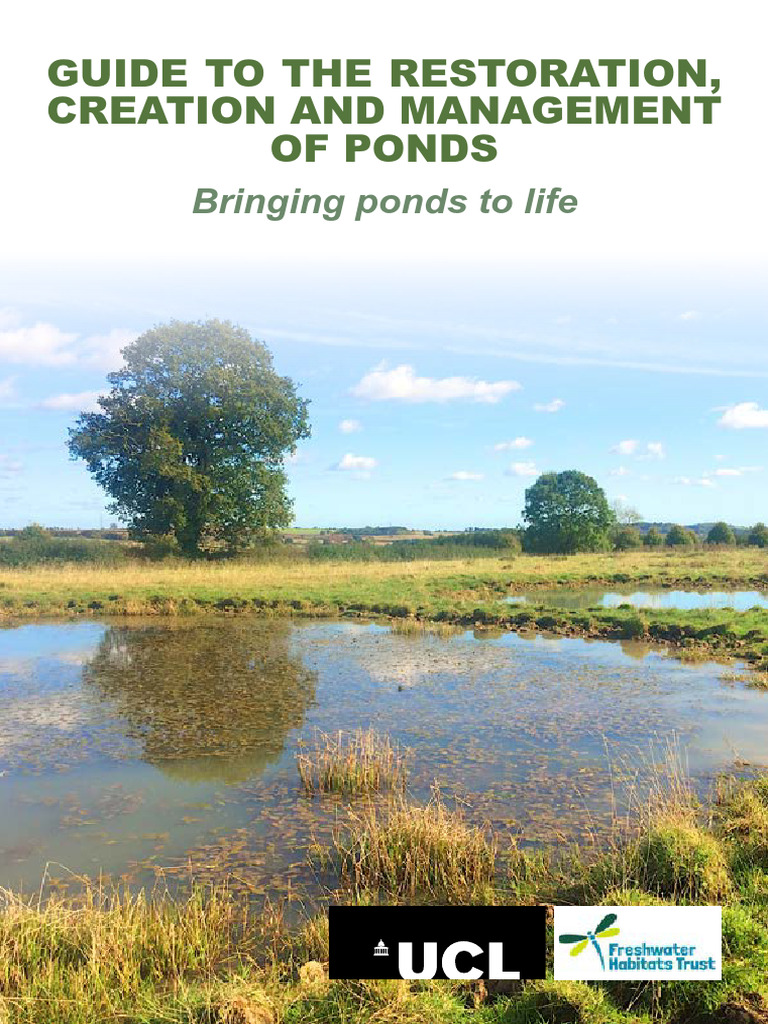 Guide To Restoration Creation Management Ponds-Compressed | PDF | Pond ...
