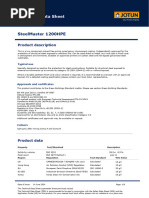 Steelmaster 1200WF Technical Data Sheet | PDF | Structural Steel | Steel
