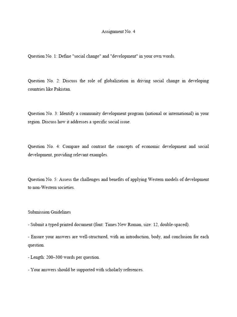 Assignment No.4 | PDF