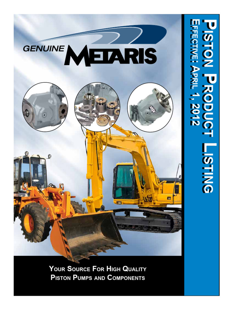 Metaris x Rexroth | PDF | Pump | Screw