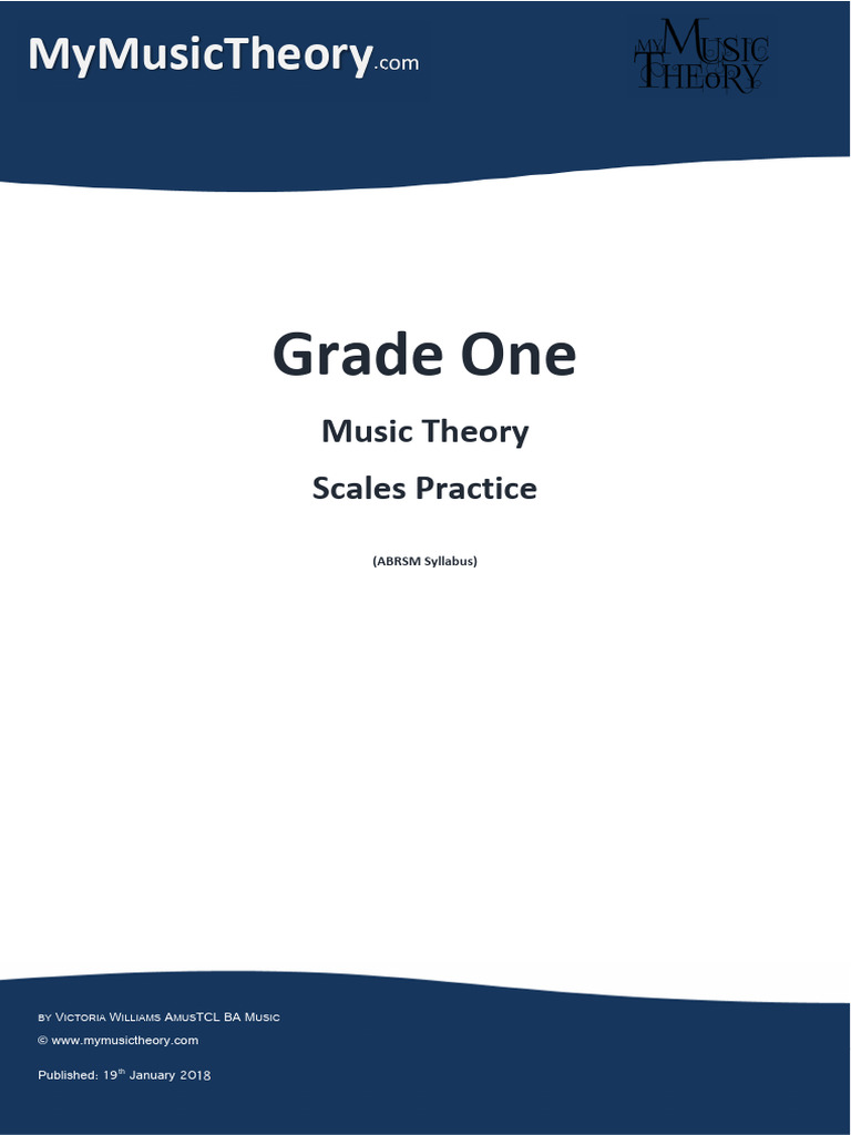 Grade 1 ABRSM Scales | PDF | Musical Compositions | Musicology
