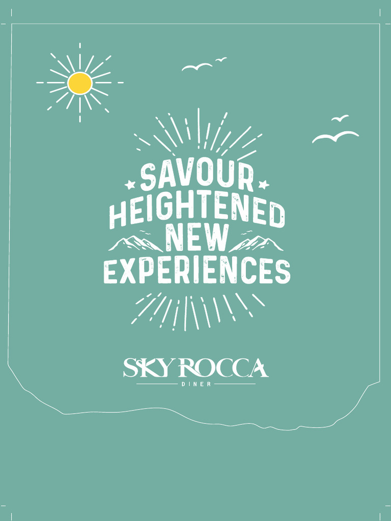 Sky Rocca Menu | PDF