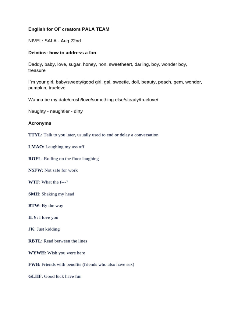 Teasing Phrases and Hand Job | PDF | Finger