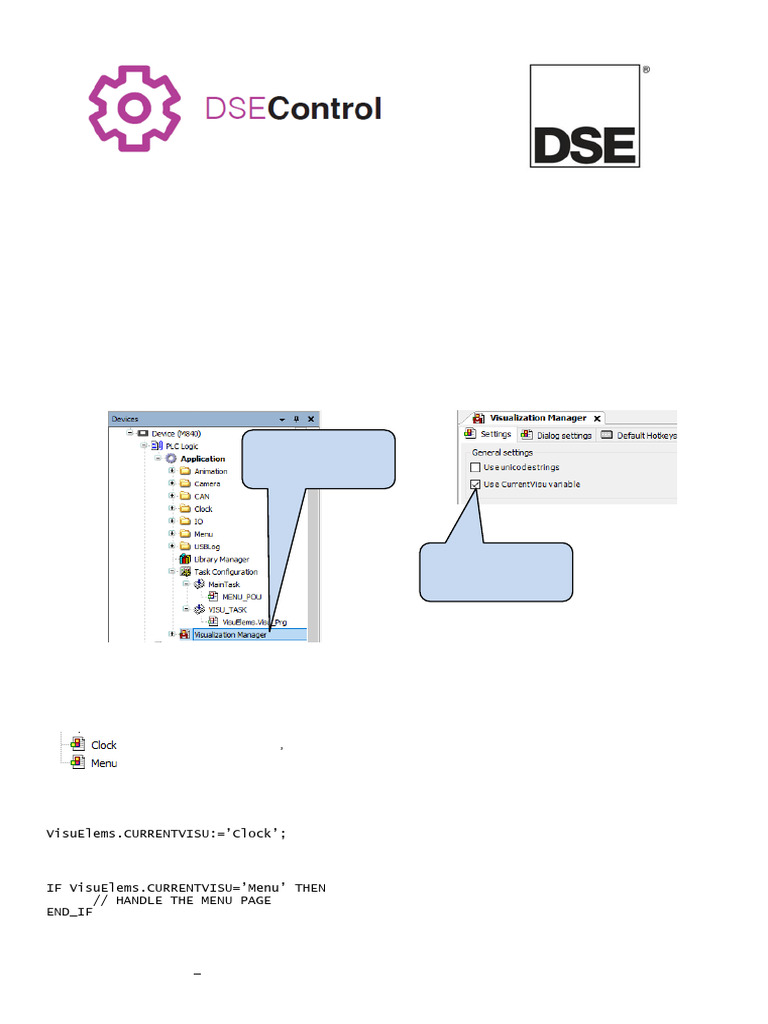 CODESYS CurrentVisu Setup Guide | PDF