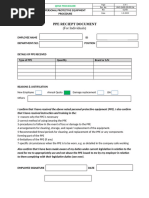 PPE Request Form | PDF