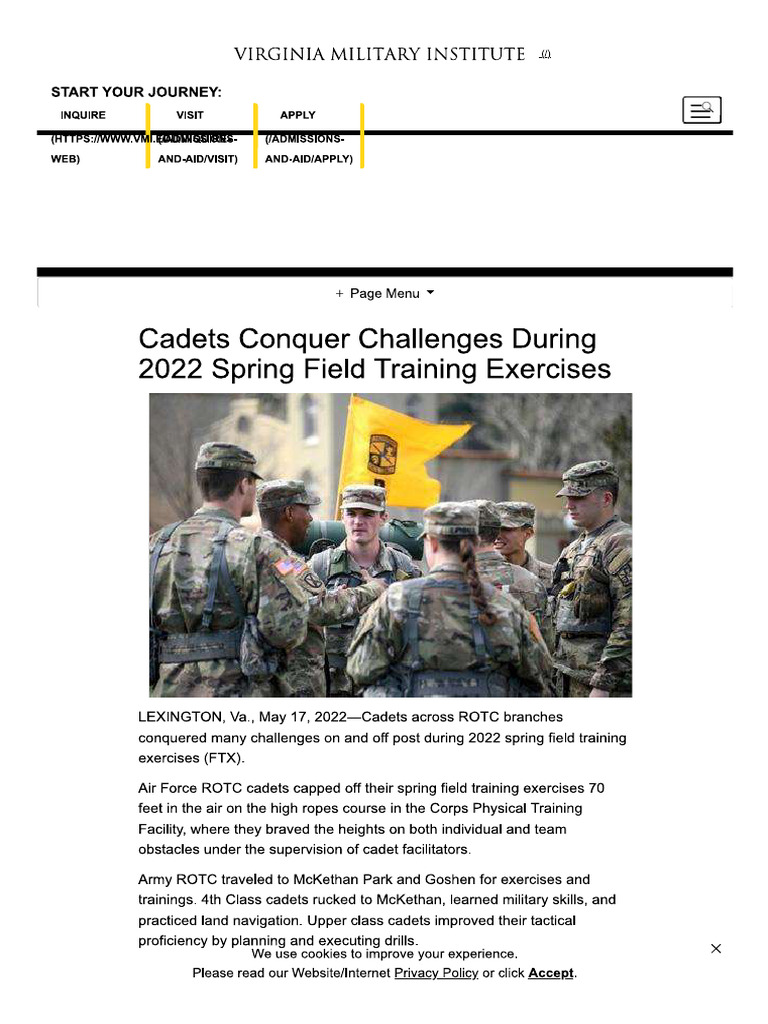 Field Training Exercises | PDF