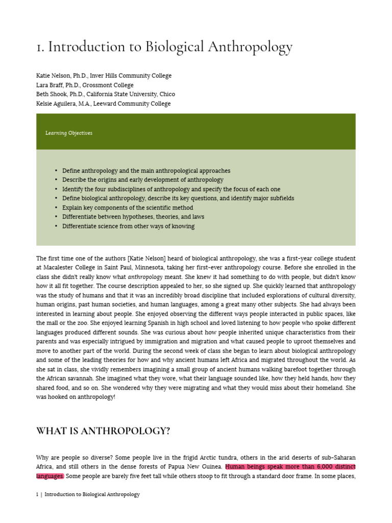 Understanding Biological Anthropology | PDF | Lucy (Australopithecus ...