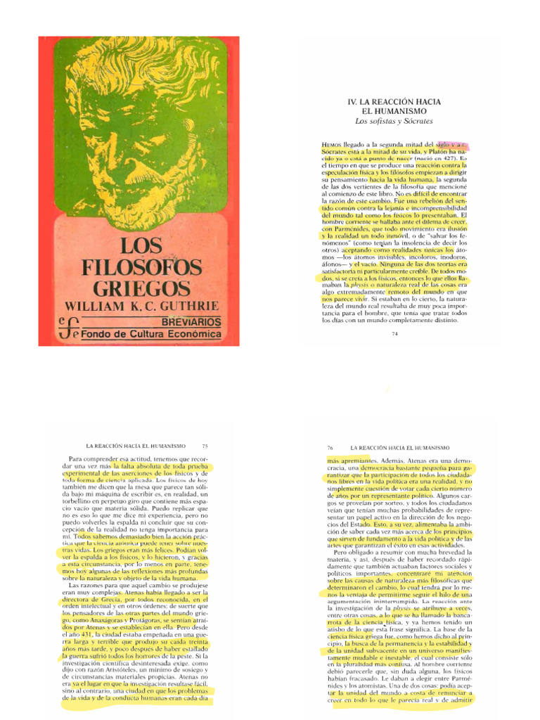 7 - Guthrie - Los Filósofos Griegos | PDF