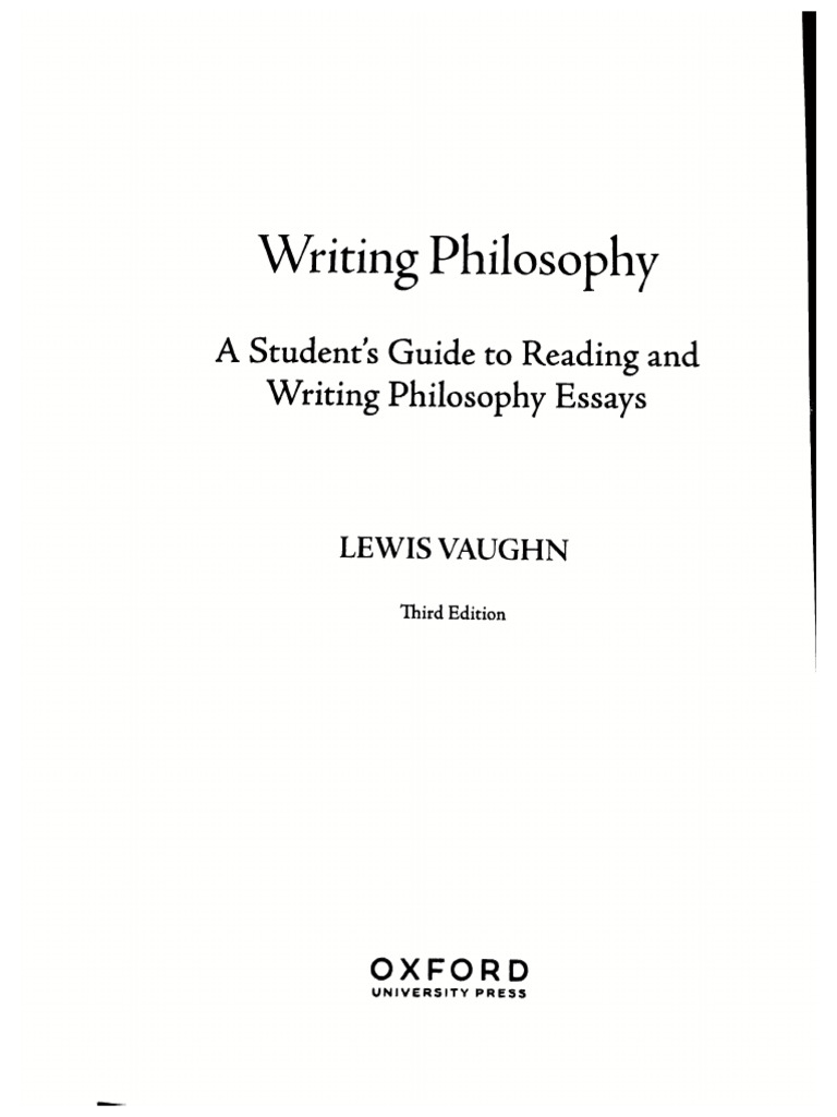Vaughn - Ch.1 - How To Read Philosophy | PDF