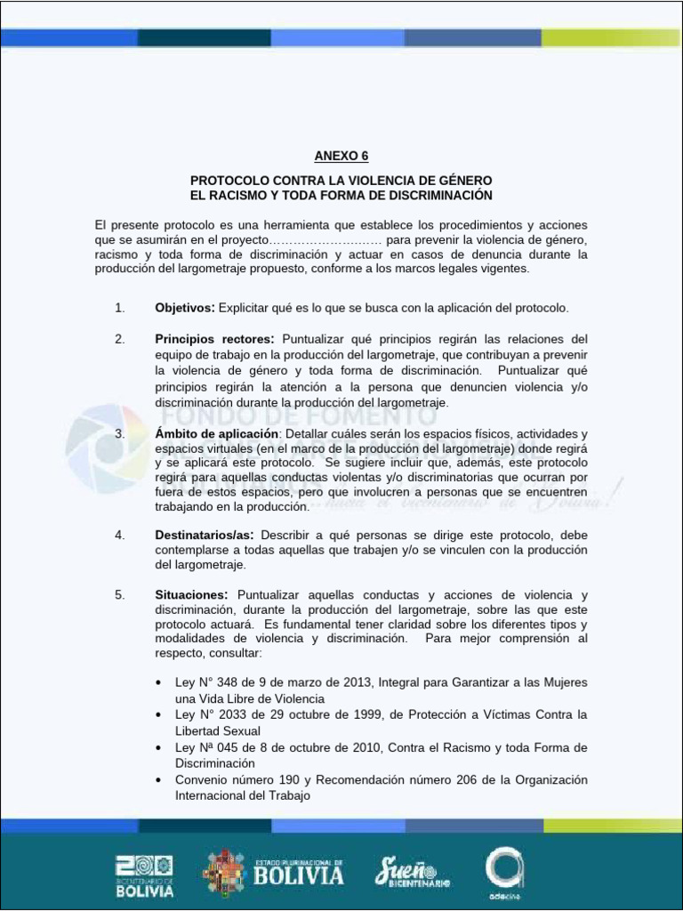 ANEXO 6 - Protocolo Genero y Racismo | PDF | Violencia | Discriminación