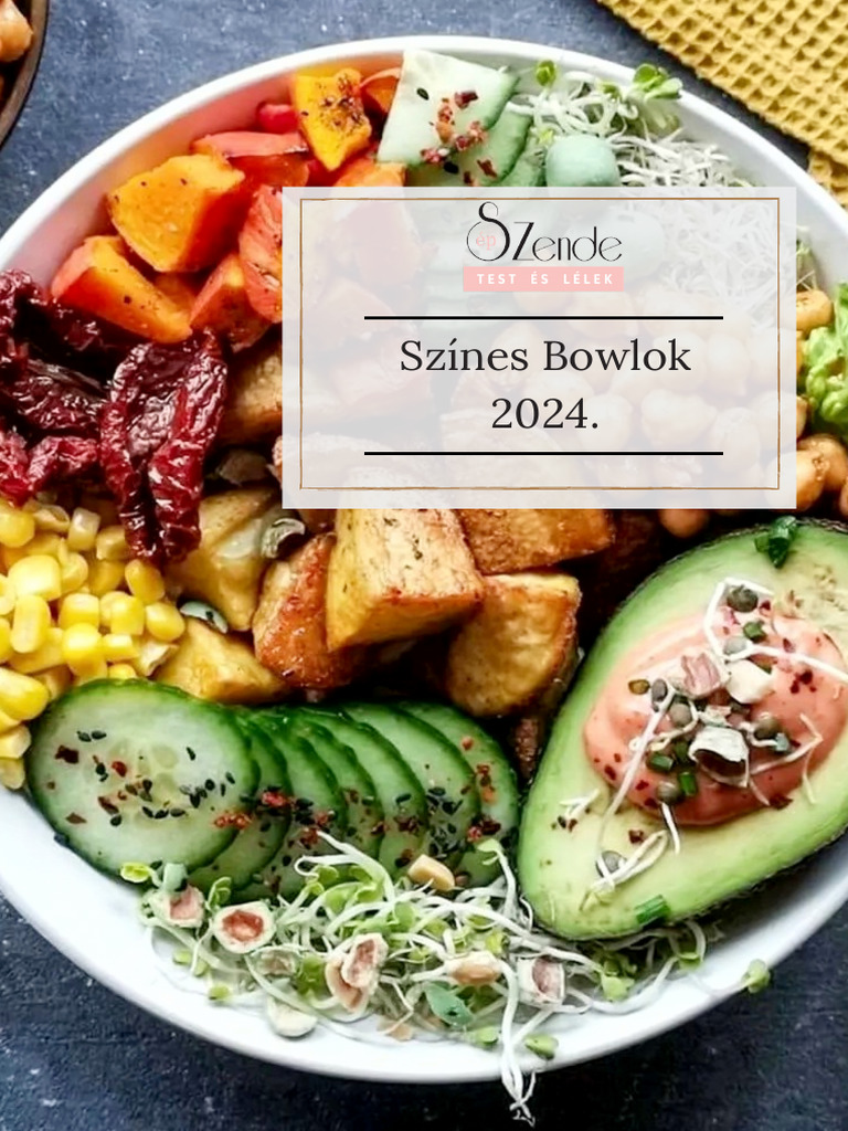Színes Bowl Receptek 2024 | PDF