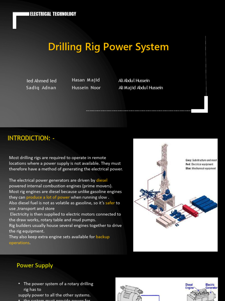 Drilling Rig Power System | PDF | Engines | Energy Technology