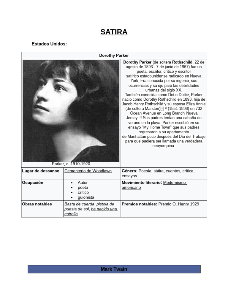 Satira Poetas | PDF | Mark Twain