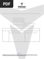 Nsfas Propensity Letter Generic 1 | PDF