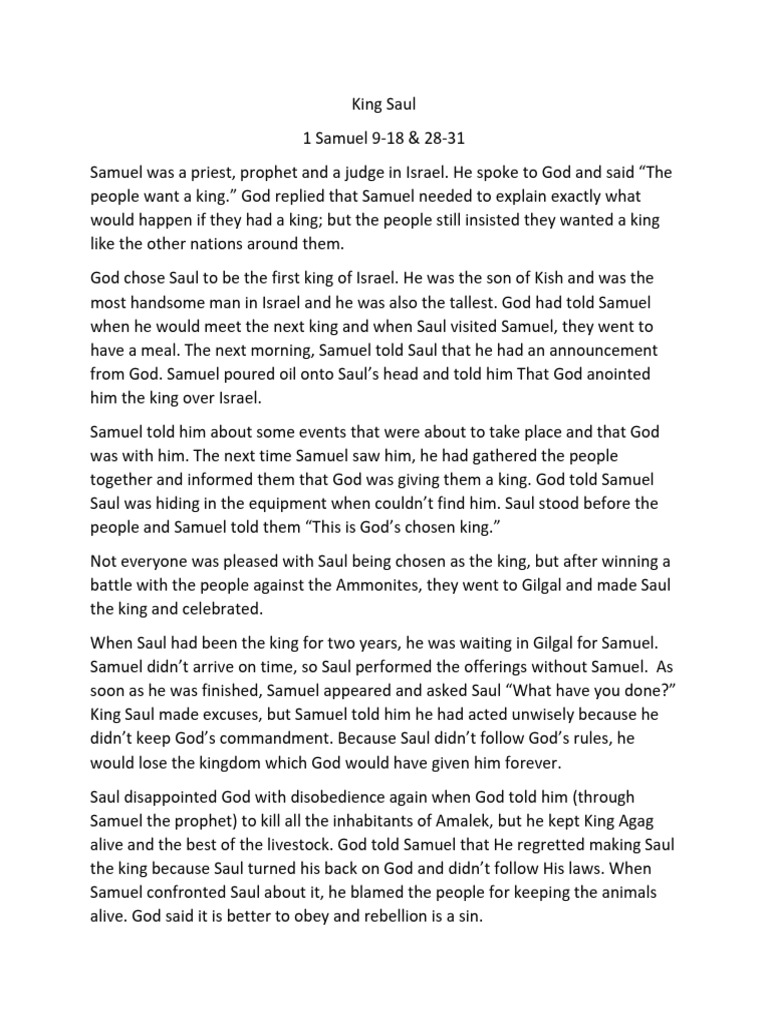 King Saul Lesson, Posters, Venn Worksheet and Timeline Application Pack ...