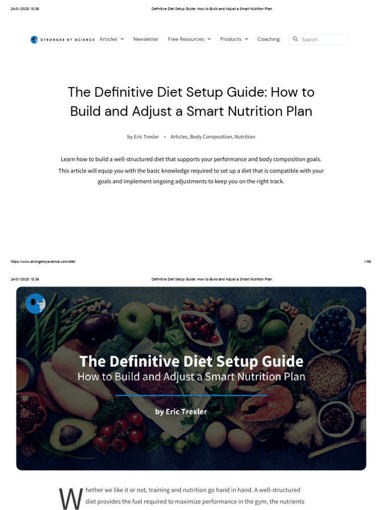 Definitive Diet Setup Guide_ How to Build and Adjust a Smart Nutrition ...