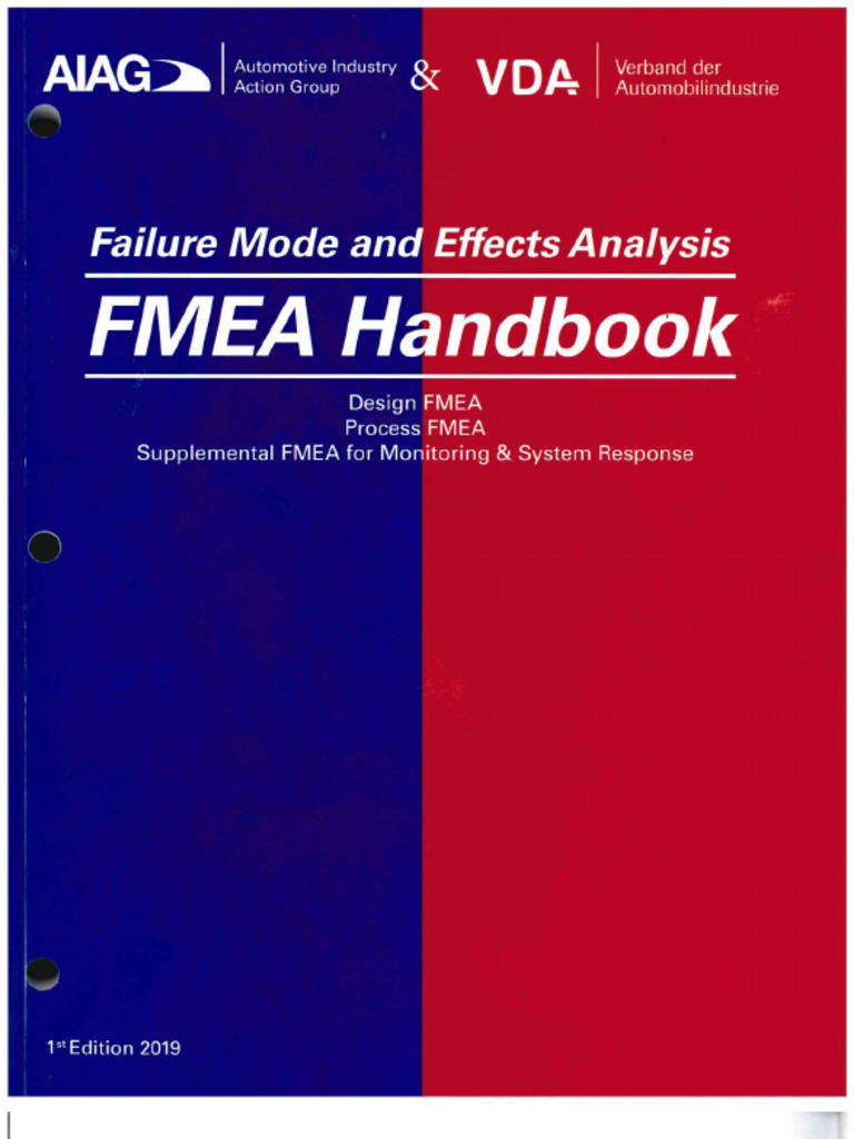 Pfmea Aiag Vda Manual 2019 | PDF