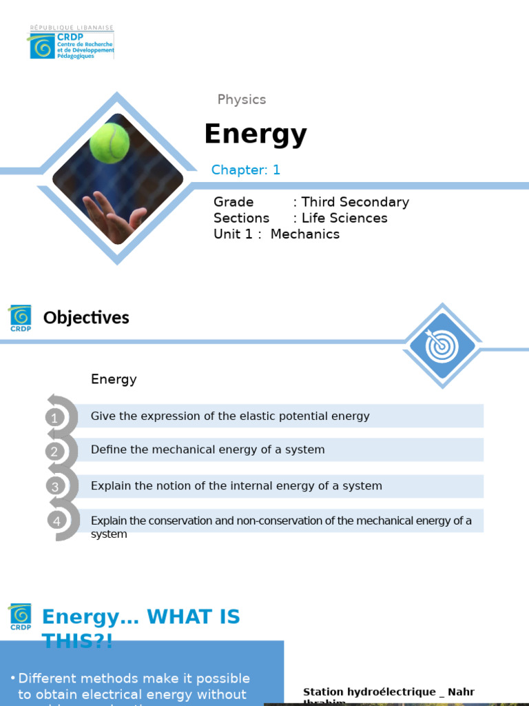 Physics Energy | PDF | Force | Potential Energy