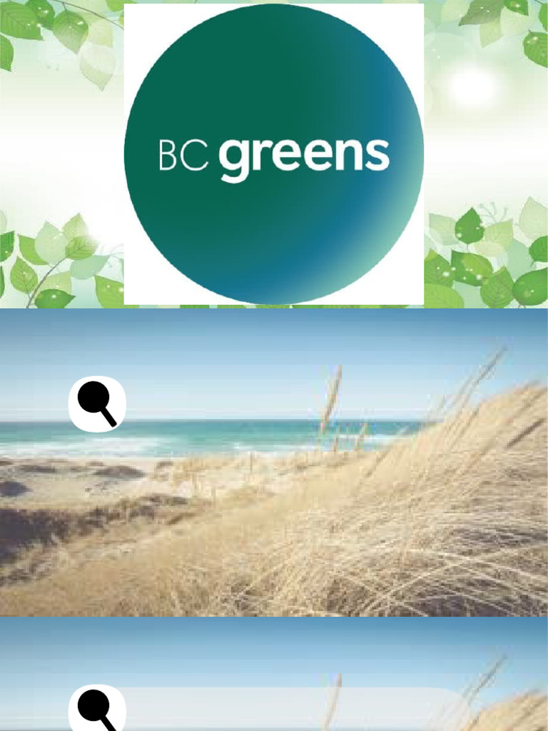 BC Greens: Leaders & Key Ideas | PDF