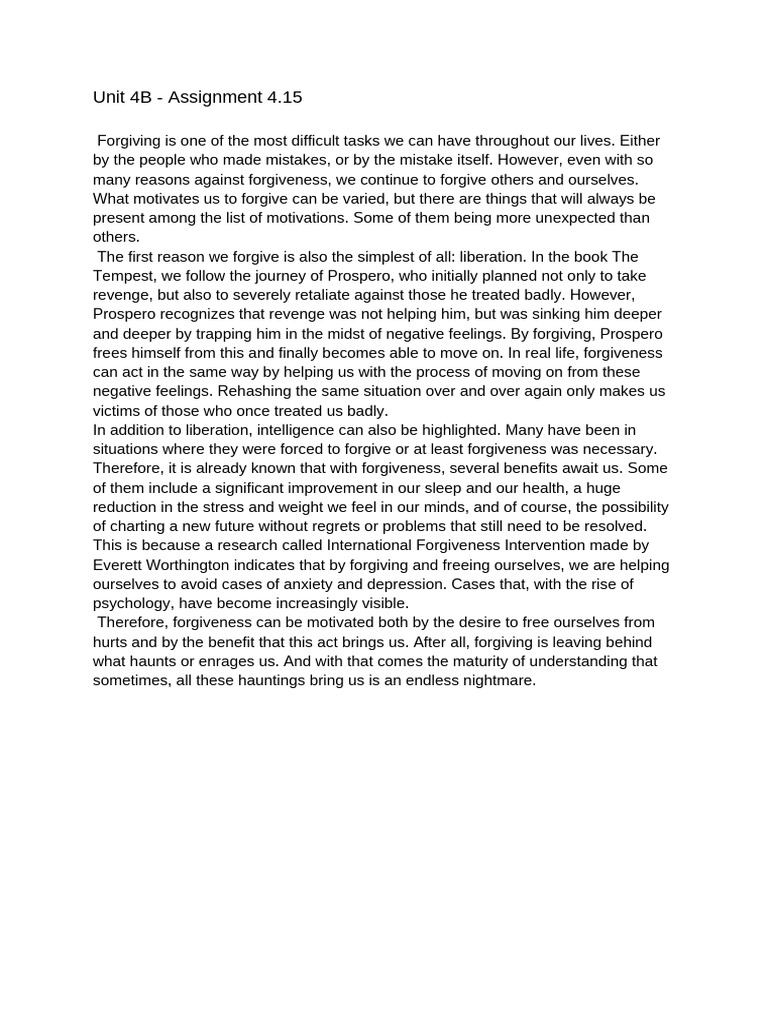 Unit 4B - Assignment 4.15 | PDF