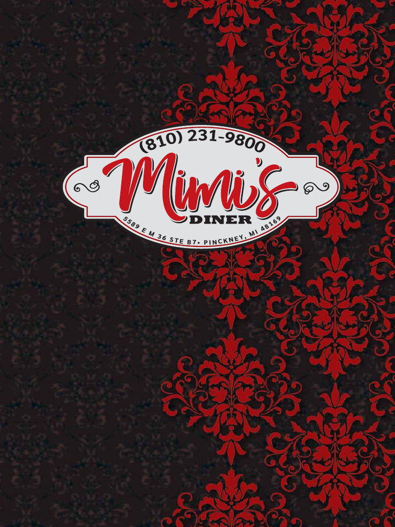 Mimis Diner Tabbed 06.22 v4 | PDF | Hamburgers | Salad