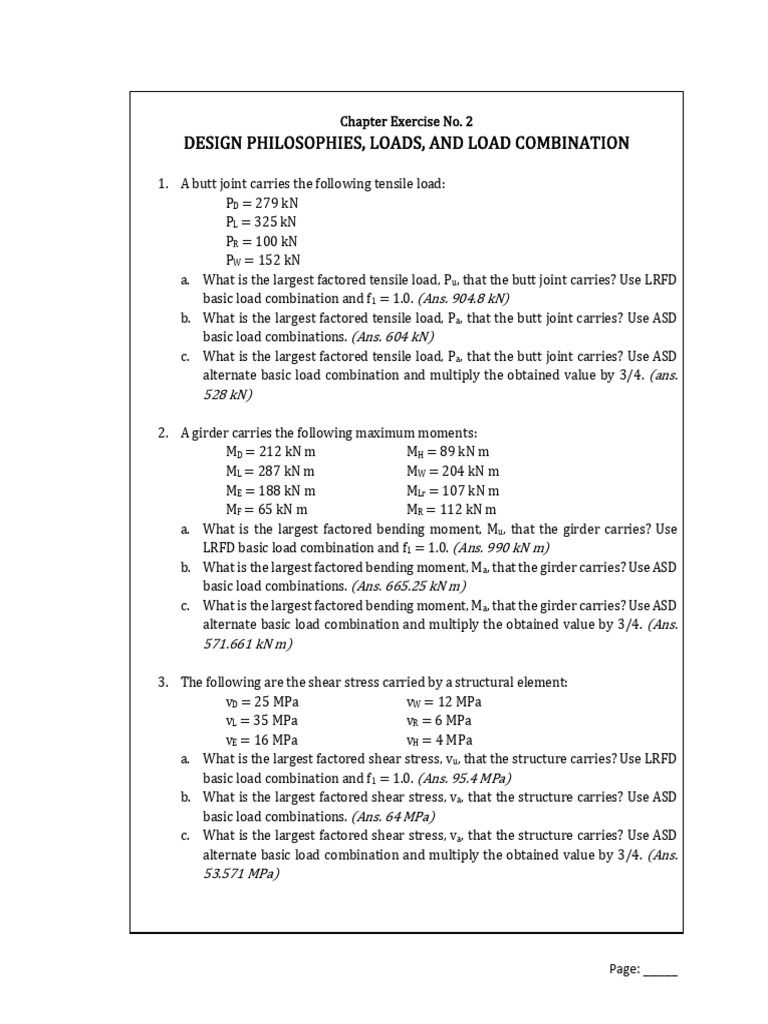 Example Excercise | PDF