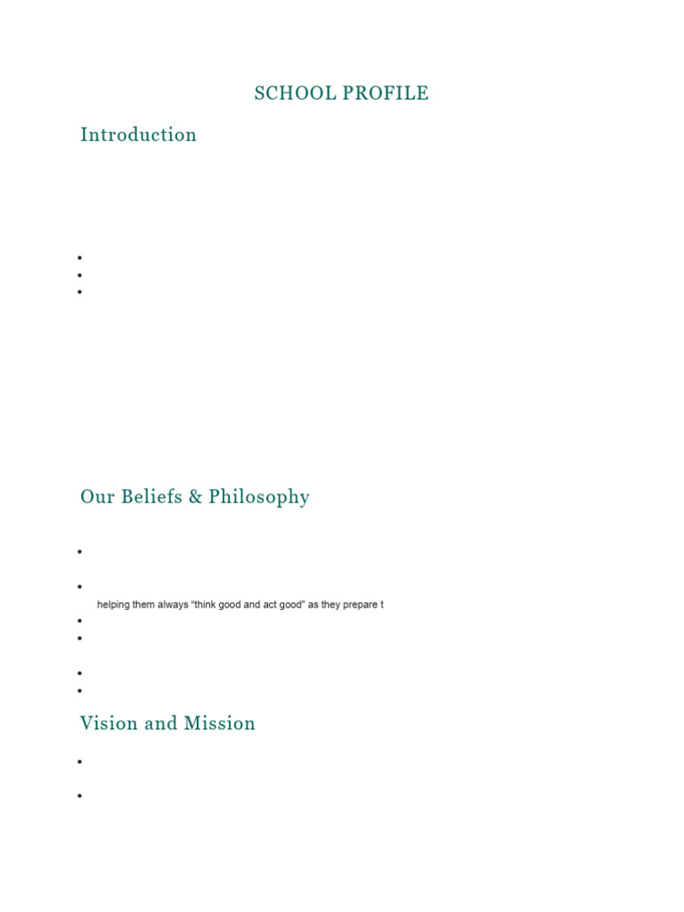 One Page School Profile-PSBB Millennium School | PDF | Liberal Arts ...