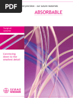 Brochure Sutures Resorbables ENG | PDF | Surgical Suture | Surgery