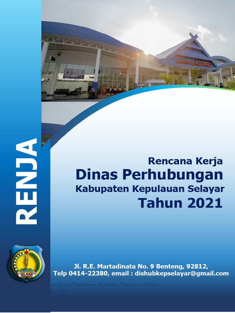 RENJA DISHUB KAB. KEPULAUAN SELAYAR TAHUN 2021 | PDF