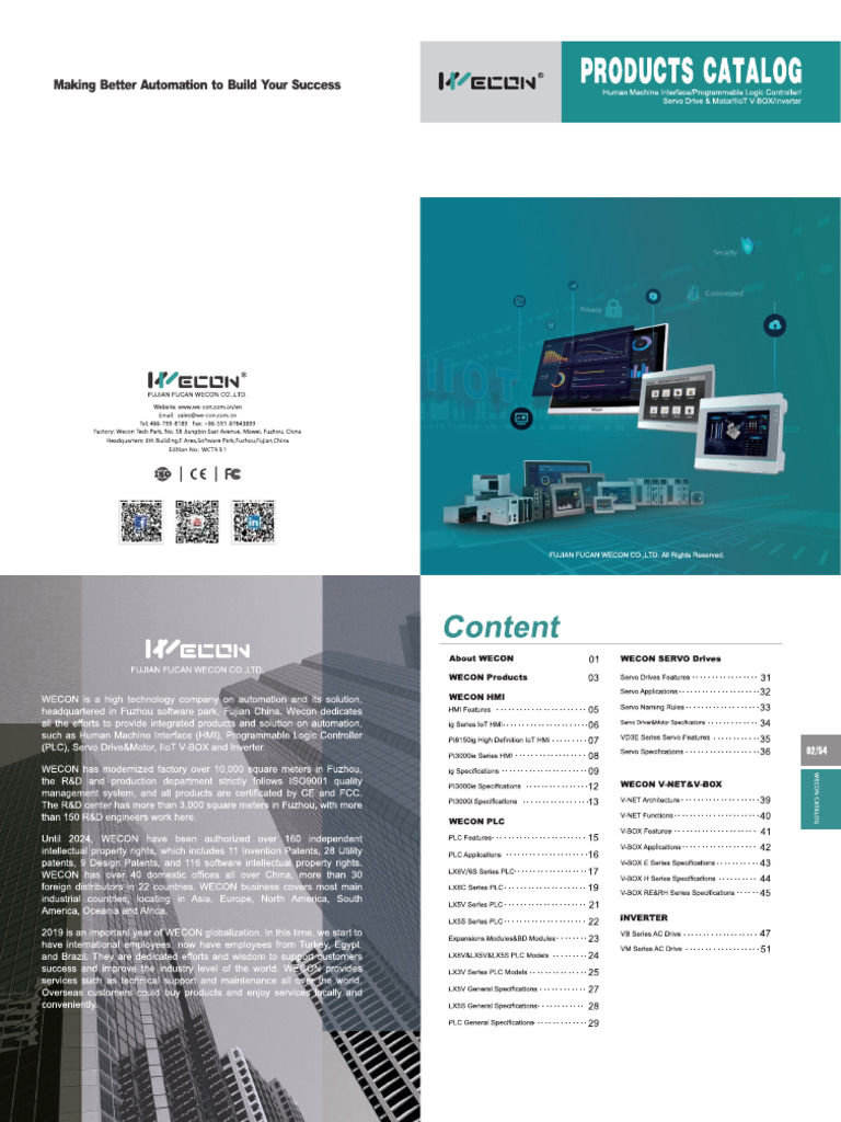 Wecon Products Catalog | PDF