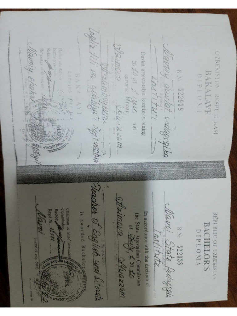 Azimova Bakalavr | PDF